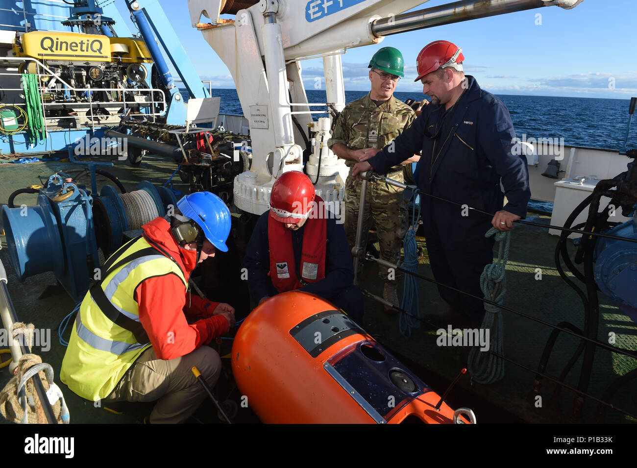 161011-N-OH194-165 ATLANTIC OCEAN (Oct. 11, 2016) Royal Navy Lt. Cmdr ...