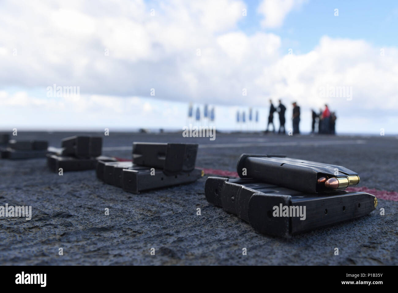161008-N-JI086-137 MEDITERRANEAN SEA (Oct. 8, 2016) Sailors aboard the ...