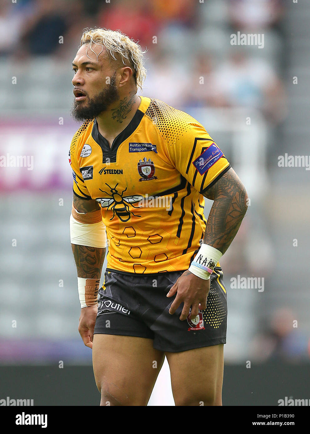 Salford Red Devils Lama Tasi Stock Photo - Alamy