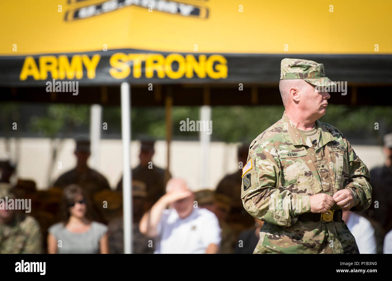 U.S. Army Reserve Brig. Gen. Christopher R. Kemp, outgoing commander of ...