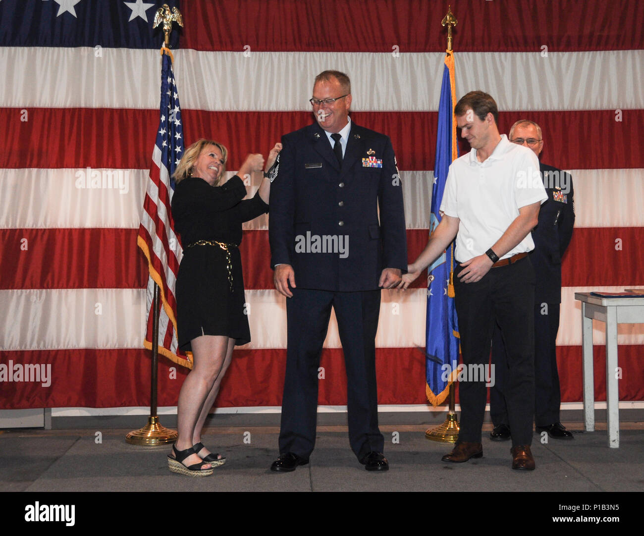 U.S. Air Force Chief Master Sgt. Blaine Edwards, 442nd Civil Engineer ...