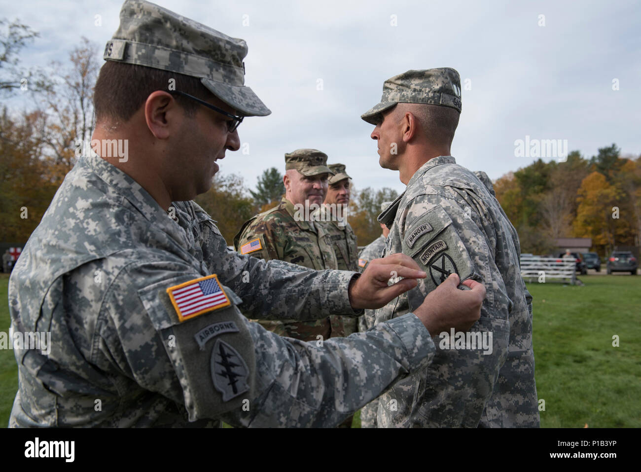 U.S. Army Col. Andrew Harris, commander, 86th Infantry Brigade Combat ...