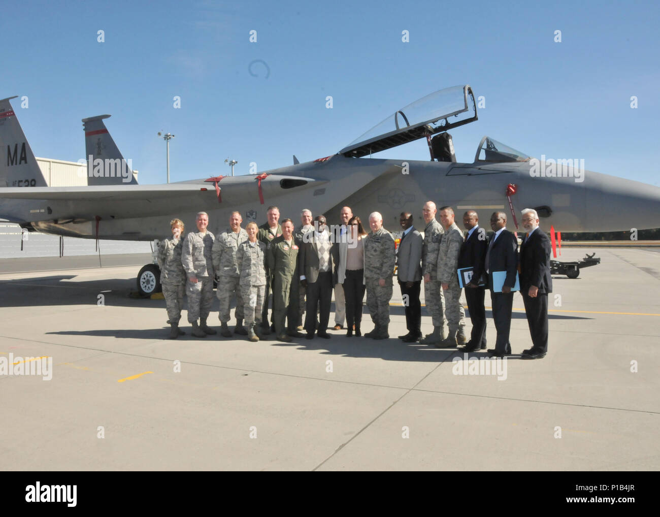 Leaders from the Kenyan Air Force, Kenya, Lt. Gen L. Scott Rice ...