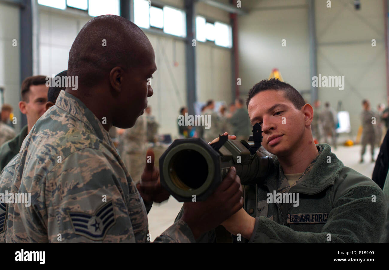 Staff Sgt. Julius Taylor, 435th Security Forces Squadron combat arms ...