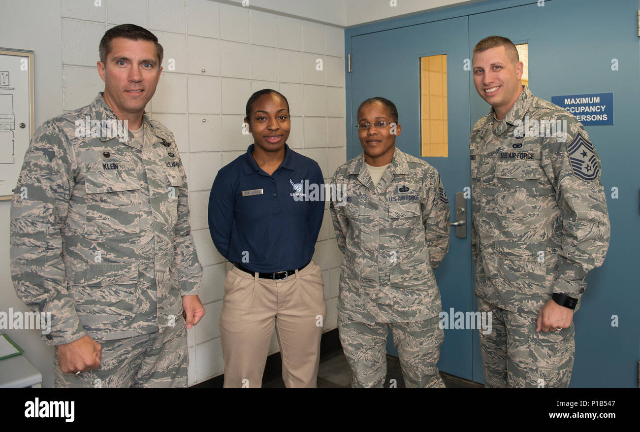 Col. John Klein, 60th Air Mobility Wing commander, and Chief Master Sgt ...