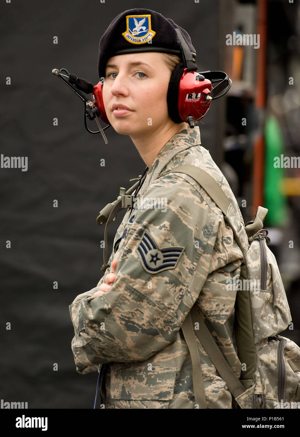 Staff Sgt. Megan VanValkenburg, 166th Security Forces Squadron, New ...