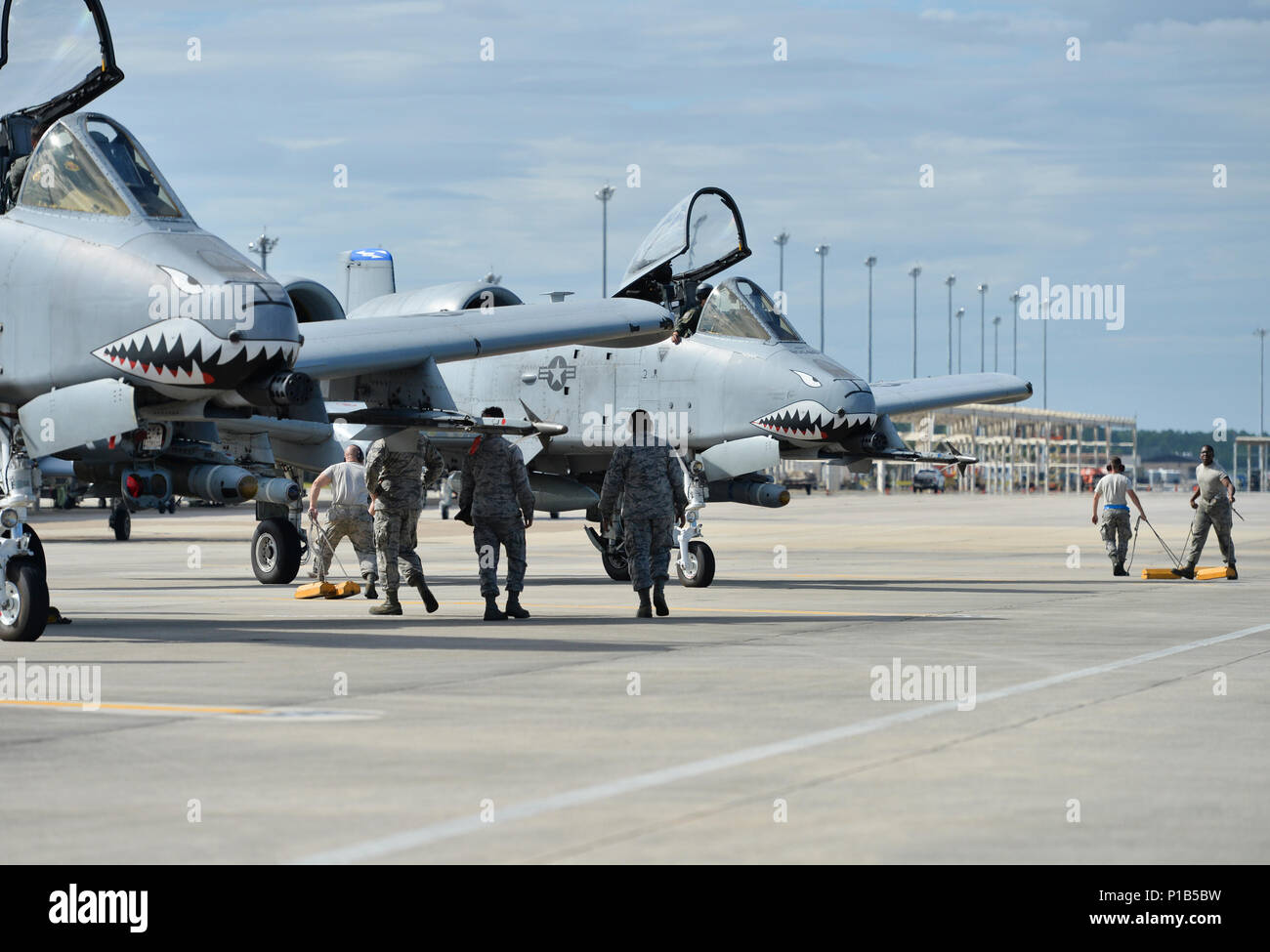 U.S. Air Force A-10C Thunderbolt IIs from Moody Air Force Base, Ga ...