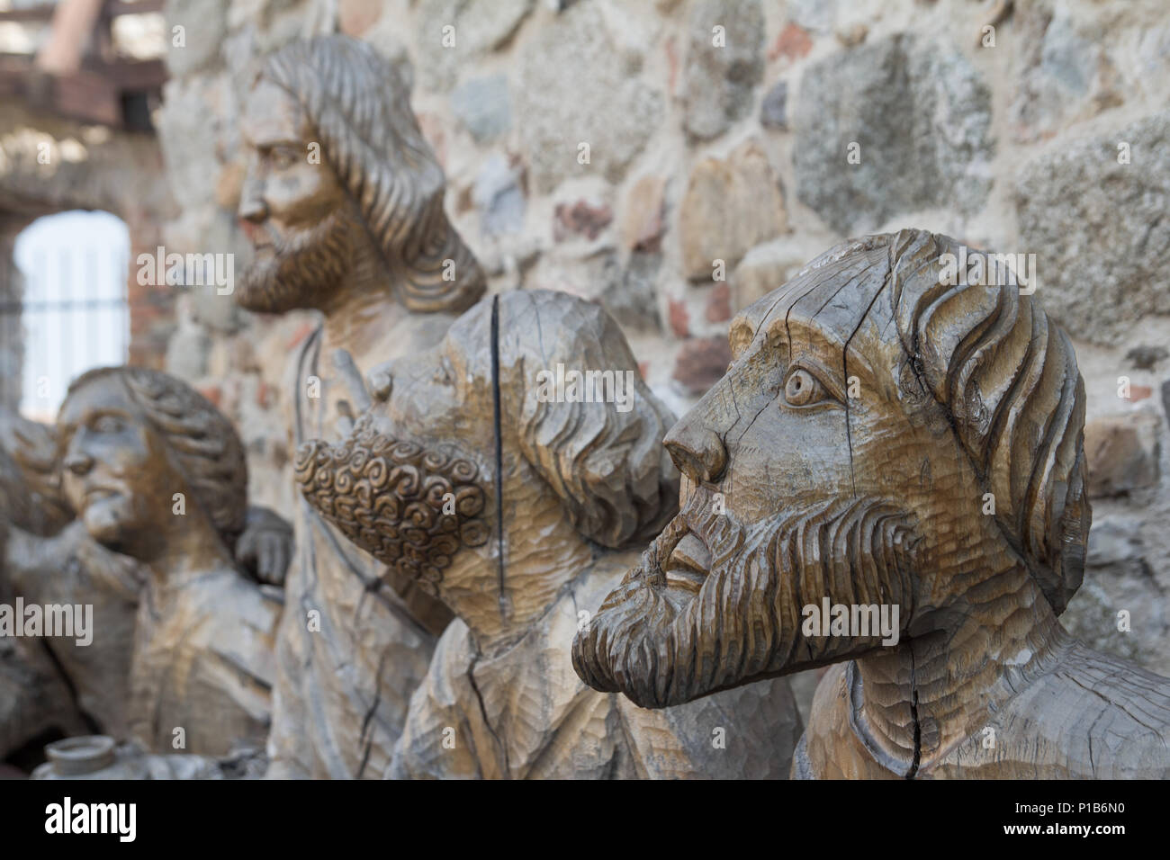 Religious wood art hi-res stock photography and images - Alamy