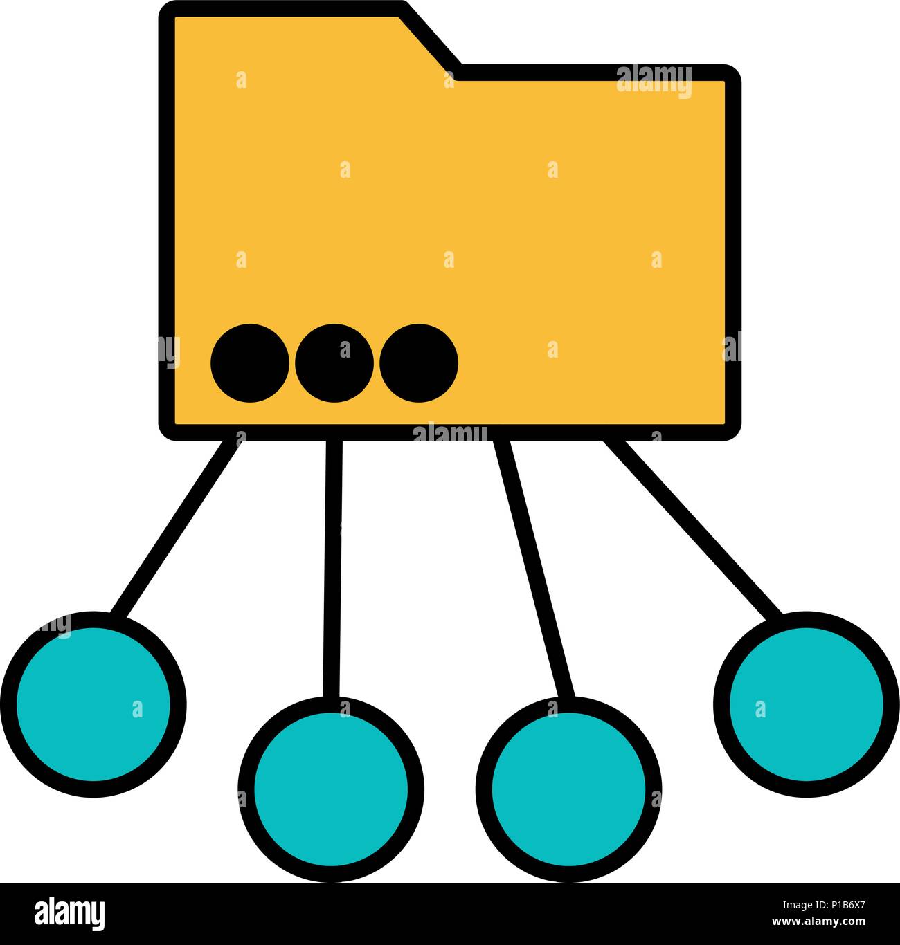 Icon - Multipurpose folder - Vector Stock Vector Image & Art - Alamy