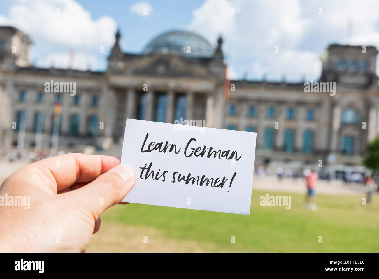 German speech bubble hi-res stock photography and images - Alamy