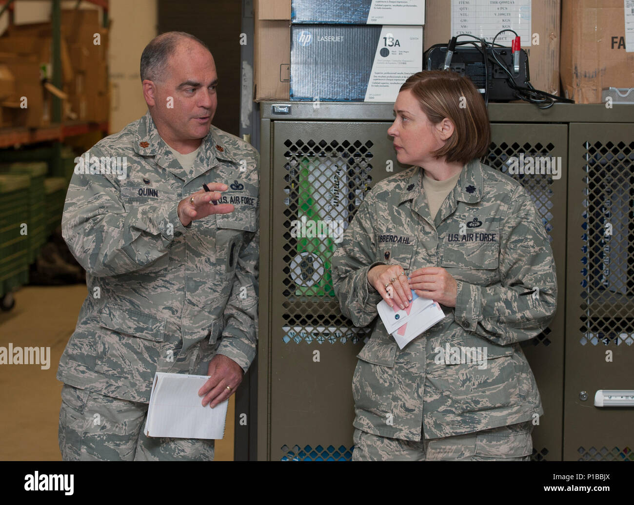 Lt. Col. Tricia Kobberdahl, 60th Mission Support Group, deputy ...