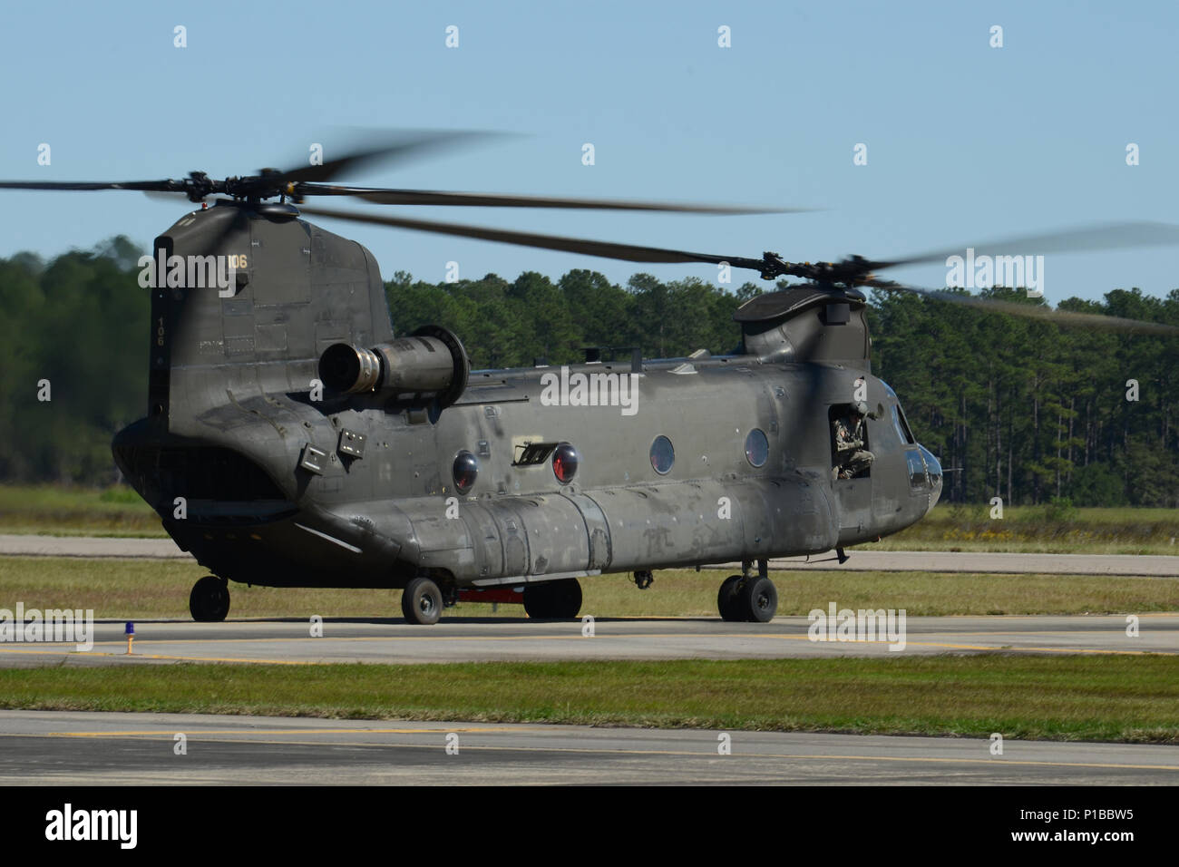 A South Carolina National Guard’s CH-47F Chinook, a heavy-lift ...