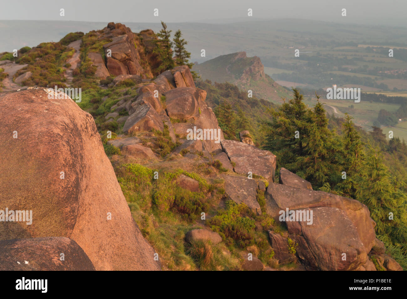 Hen Cloud and The Roaches, Staffordshire, Peak District national Park ...