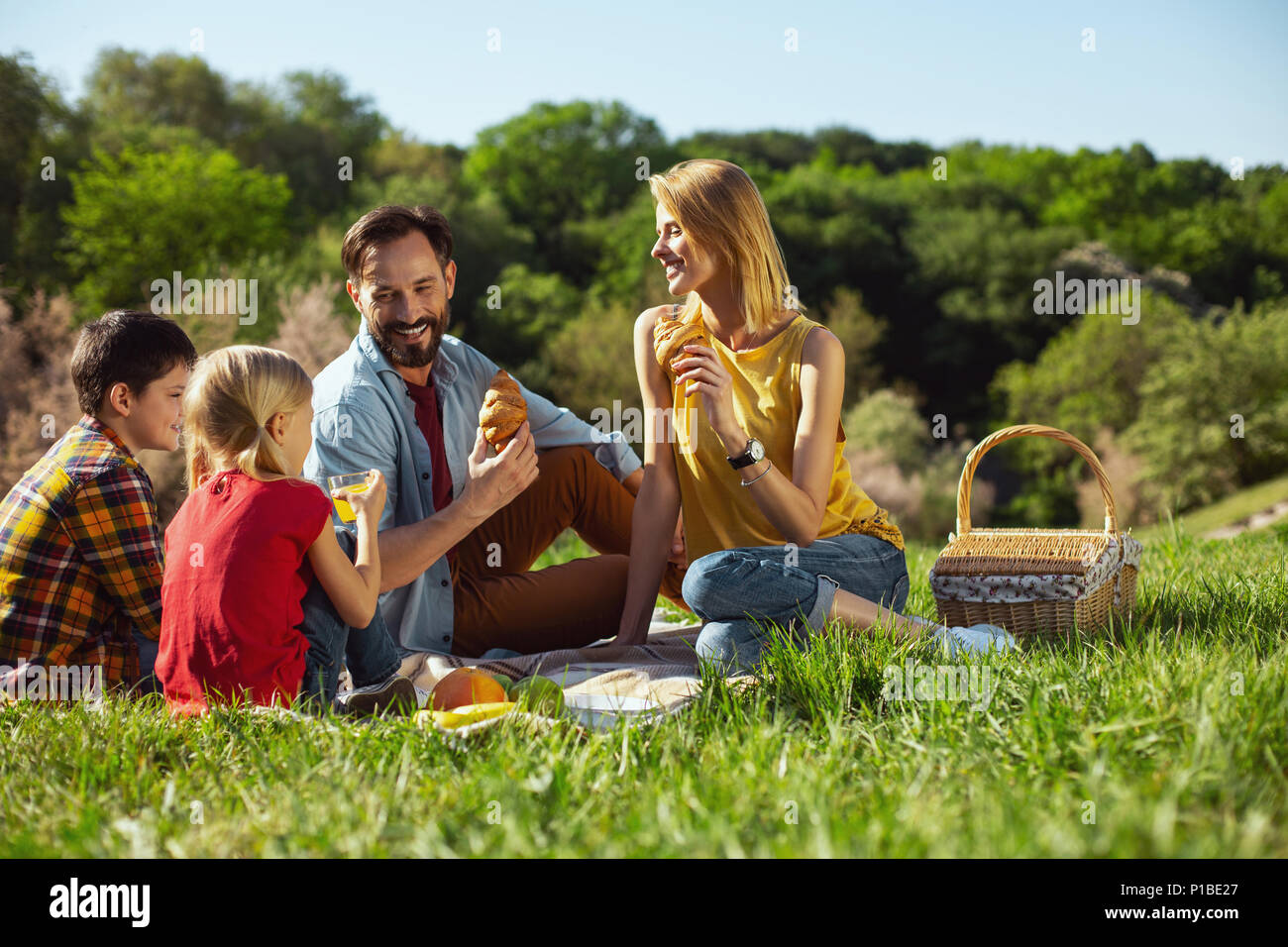 Joyful parents hi-res stock photography and images - Alamy