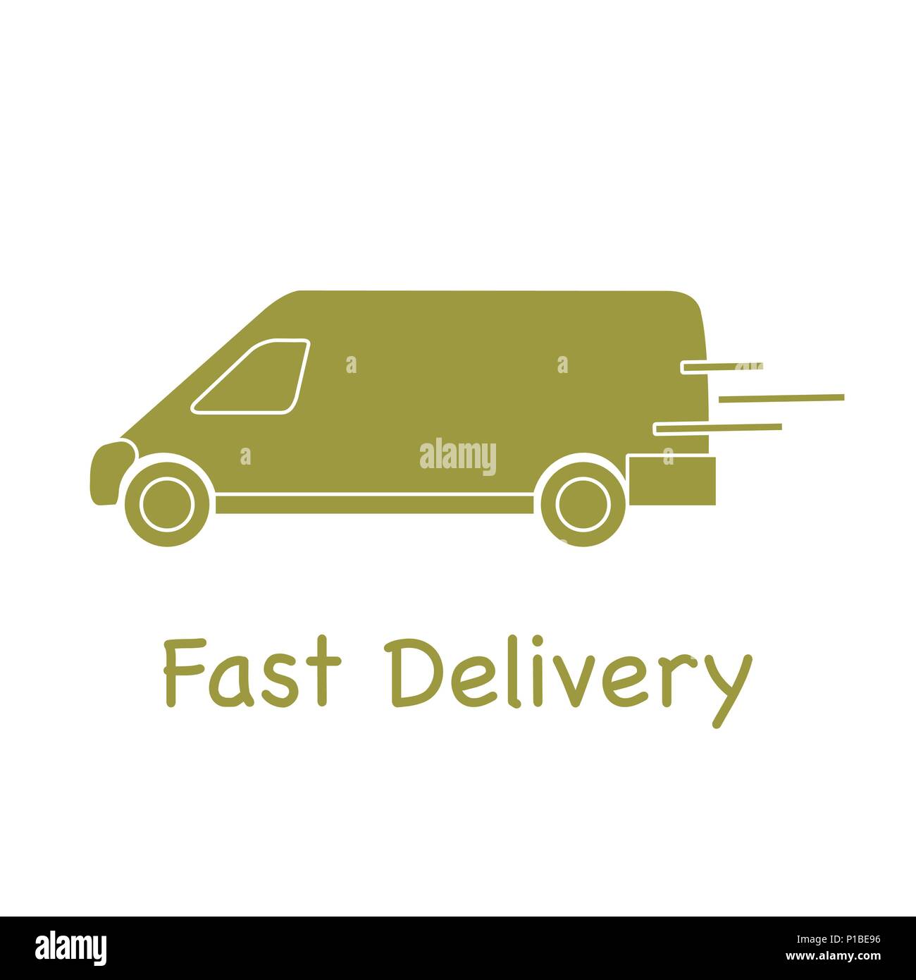 Delivery truck. Fast and convenient shipping. Free delivery Stock ...