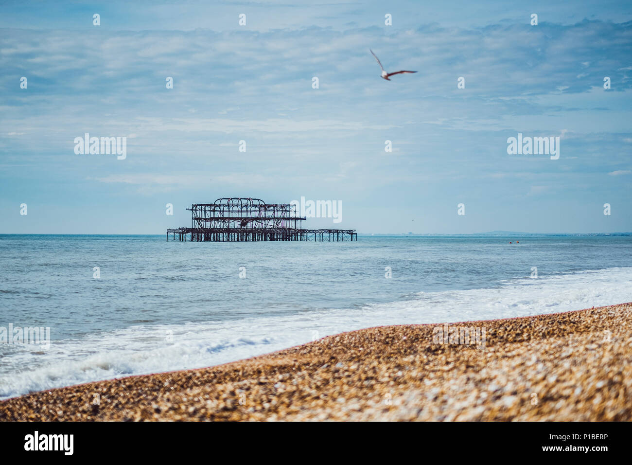 Sea west pier hi-res stock photography and images - Alamy