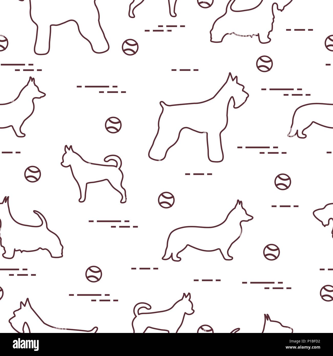 Dog catching balls Stock Vector Images - Alamy