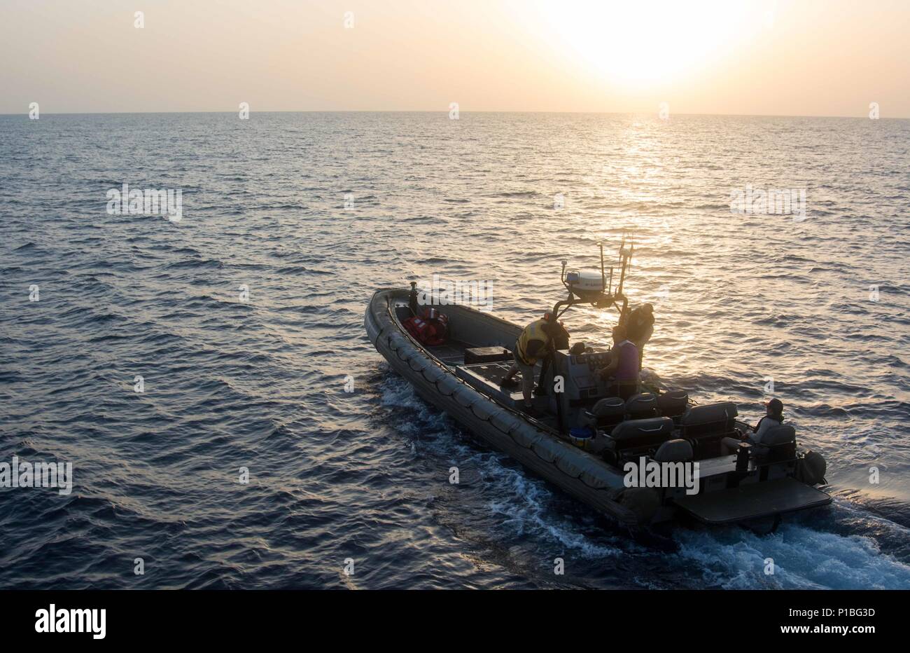 161004-N-CL027-005 GULF OF ADEN (Oct. 4, 2016) Sailors conduct small ...