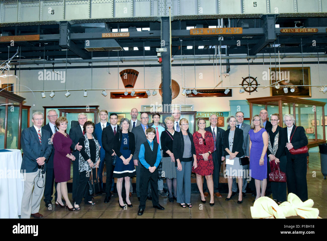 Family of Tom Freeman pose for a photo during the Tom Freeman ...
