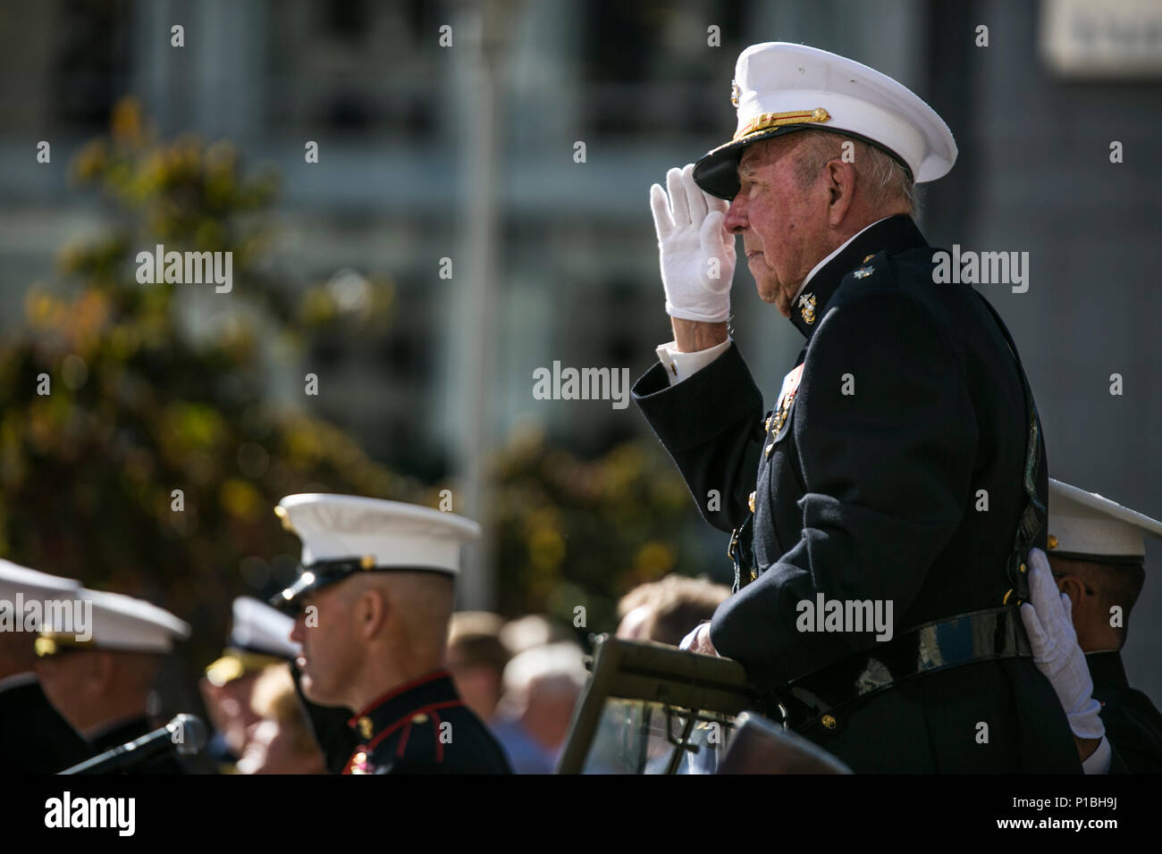 Former Secretary of State George P. Shultz, who served in the Marine ...