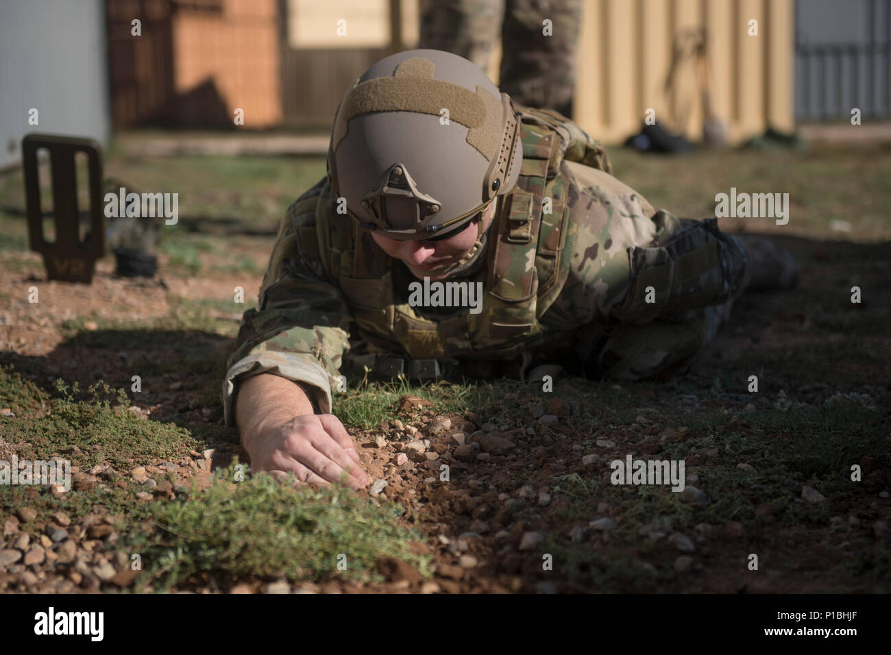 An Explosive Ordnance Disposal technician with the 27th Special ...