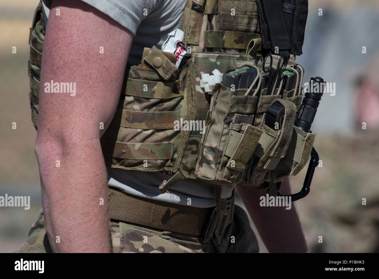 An Explosive Ordnance Disposal technician with the 27th Special ...
