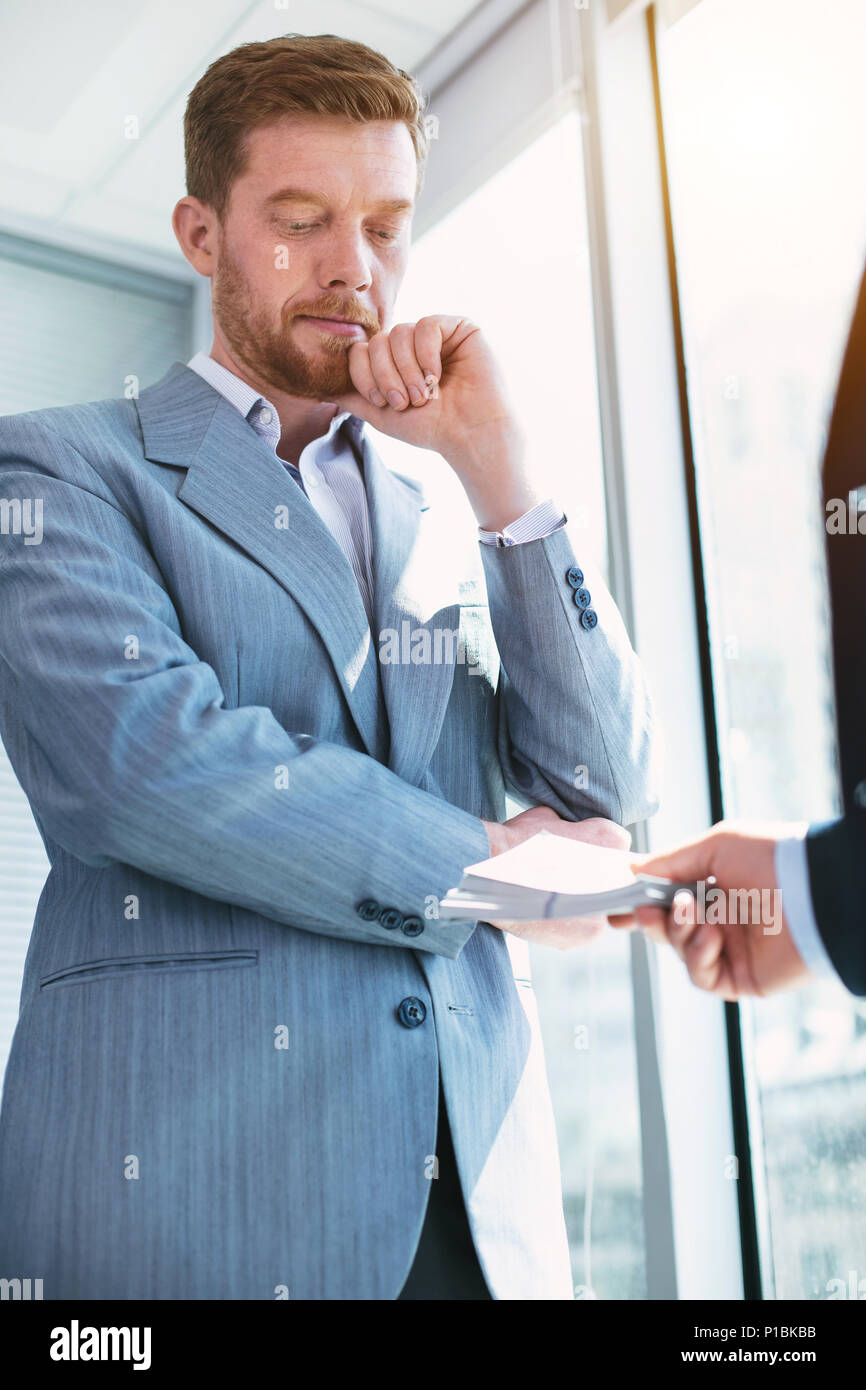 Businessman politician taking bribe hi-res stock photography and images ...