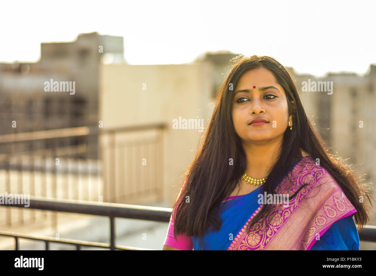 Bengali saree hi-res stock photography and images - Alamy