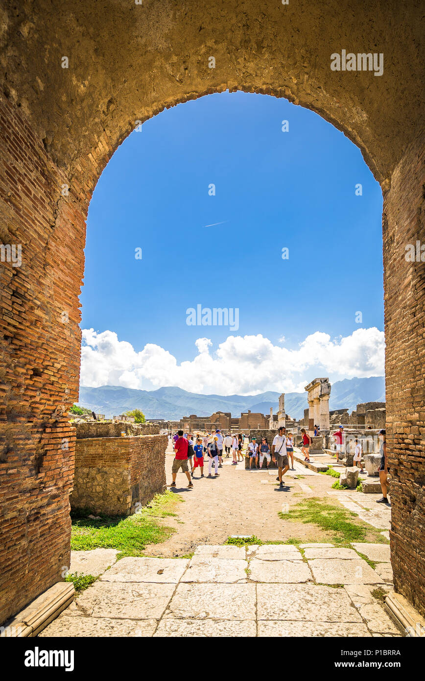 Pompeii was an ancient Roman city near modern Naples was buried under ...