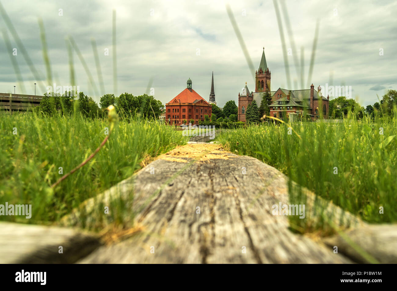Cityscape from Fort Stanwix Stock Photo - Alamy