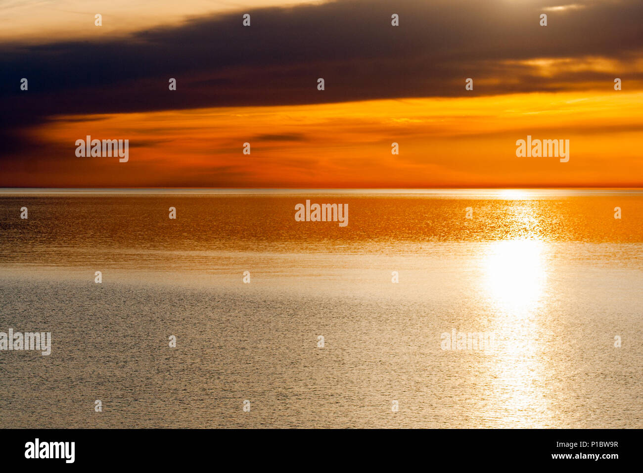 Pure Gold on Lake Superior Stock Photo - Alamy