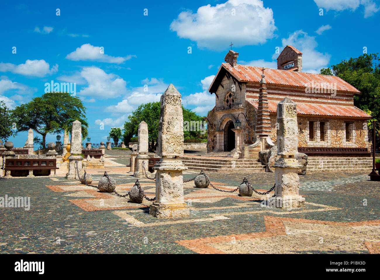 Ancient village Altos de Chavon - Colonial town reconstructed in ...