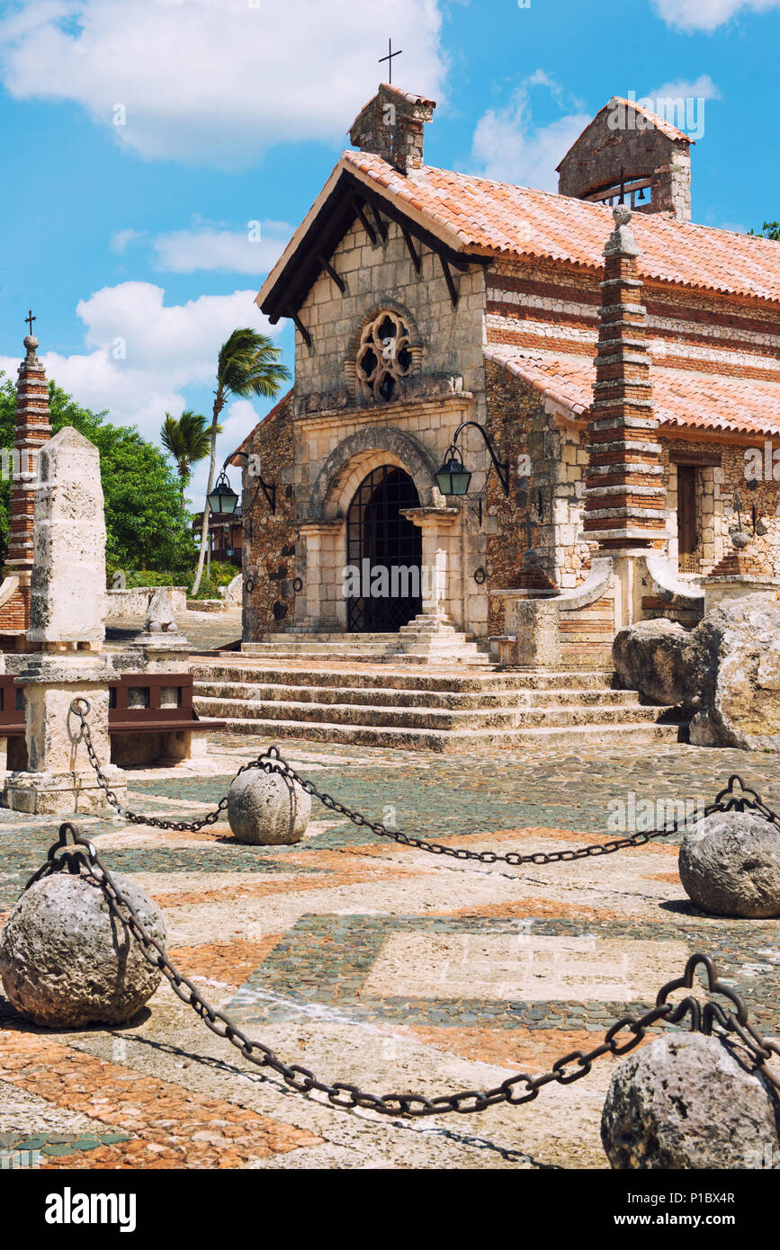 Ancient village Altos de Chavon - Colonial town reconstructed in ...