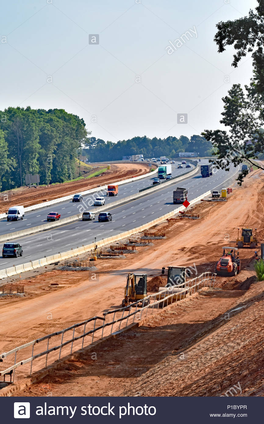 Interstate Highway Construction Stock Photos & Interstate Highway ...