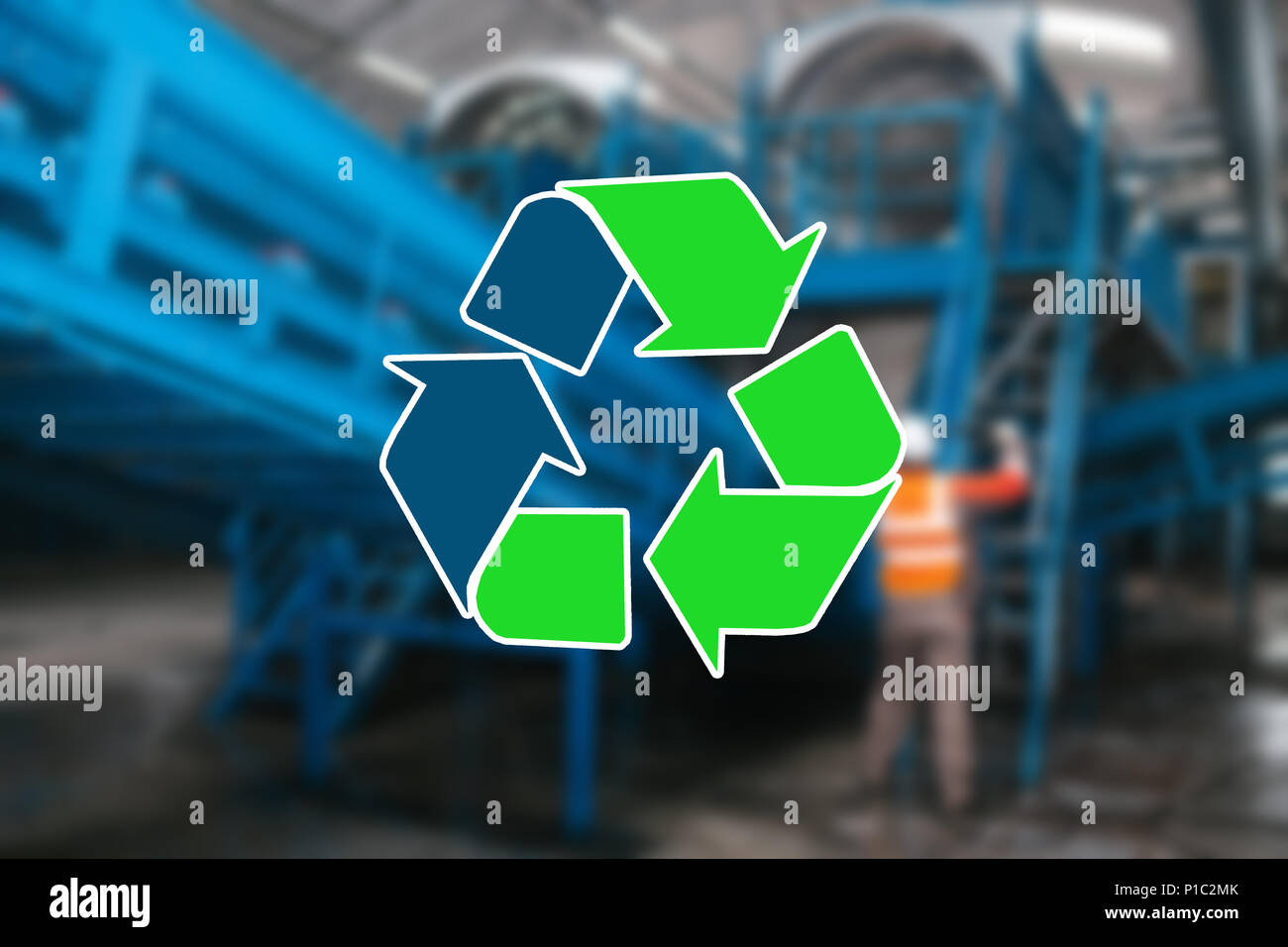 Waste segregation plant hi-res stock photography and images - Alamy