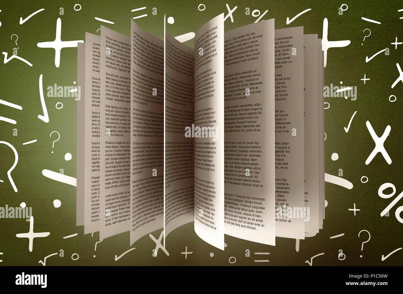 Open book graphic hi-res stock photography and images - Alamy