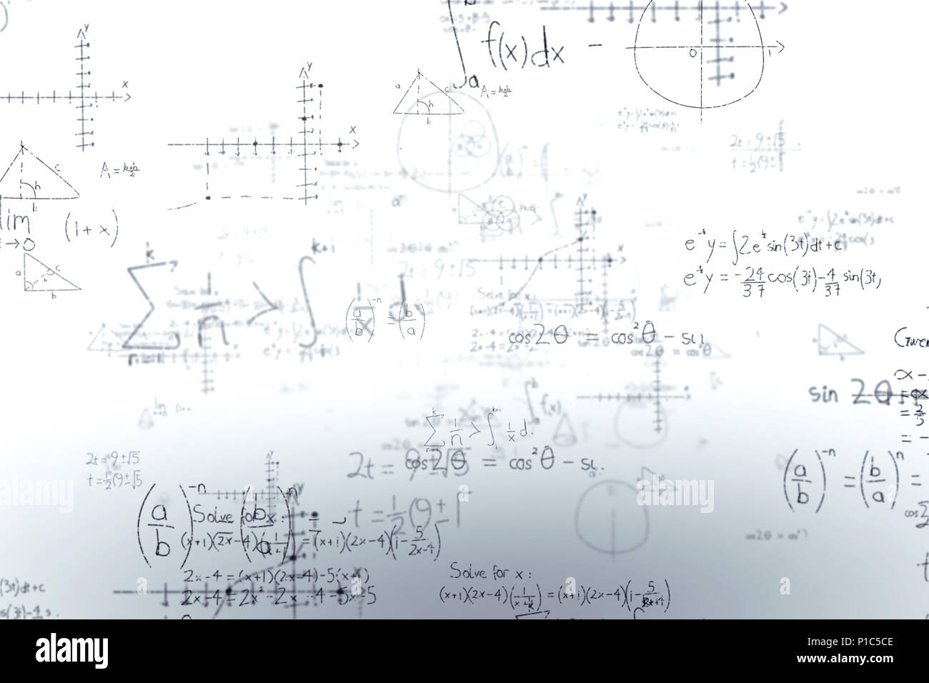 Maths background hi-res stock photography and images - Alamy