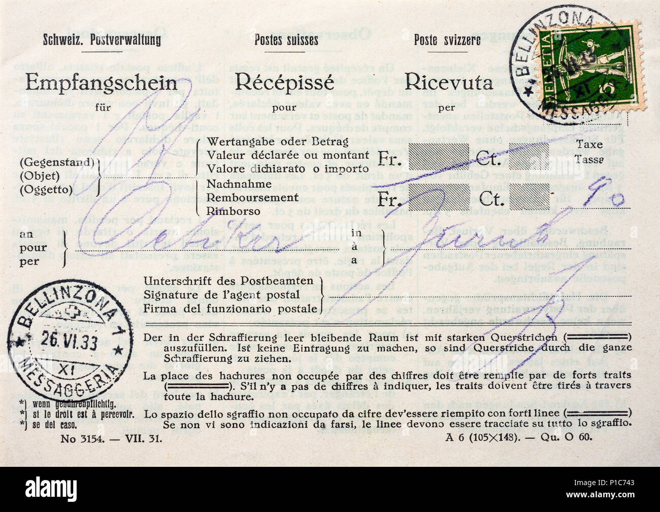 Registered letter hi-res stock photography and images - Alamy