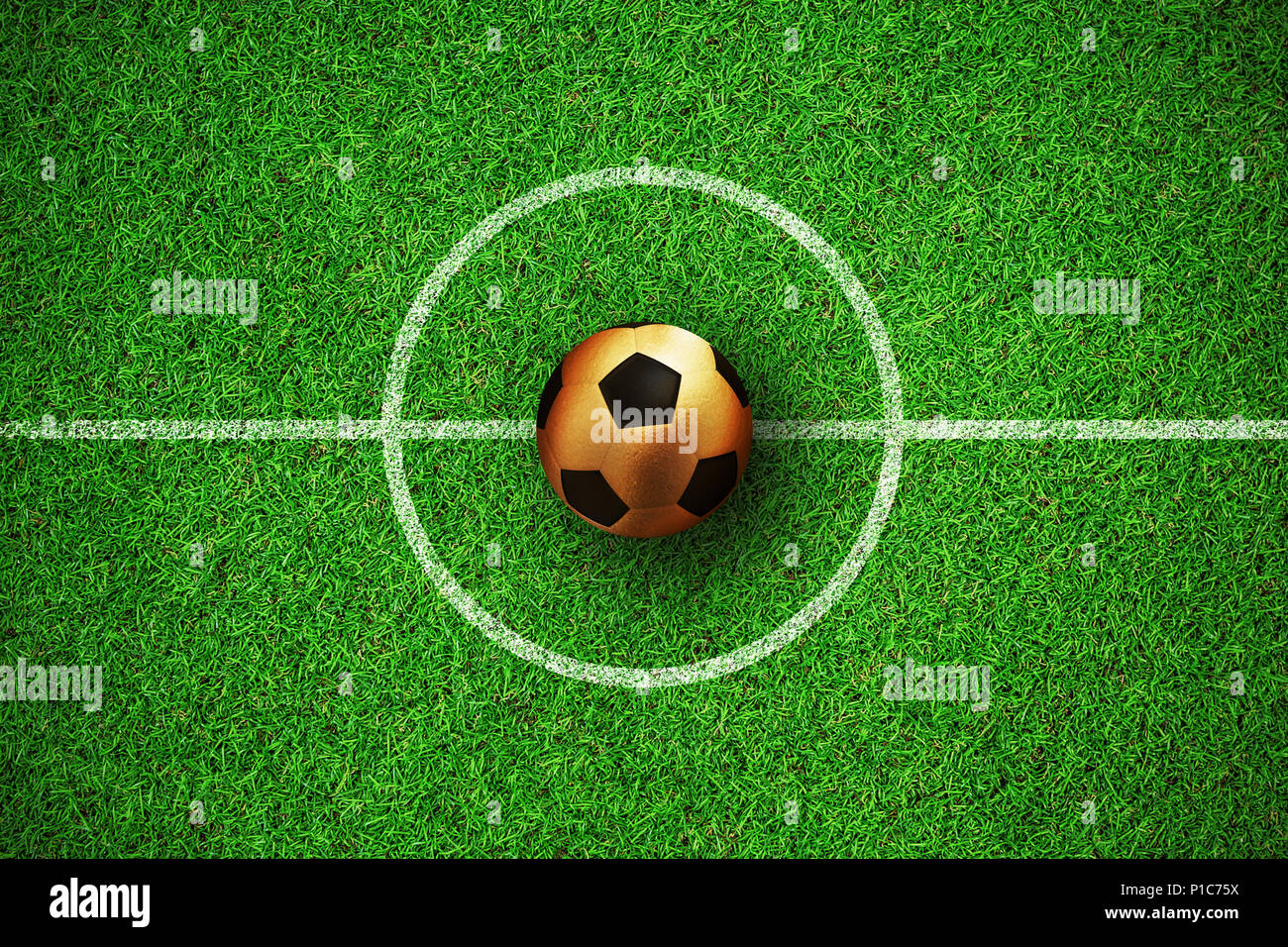 Gold football hi-res stock photography and images - Alamy