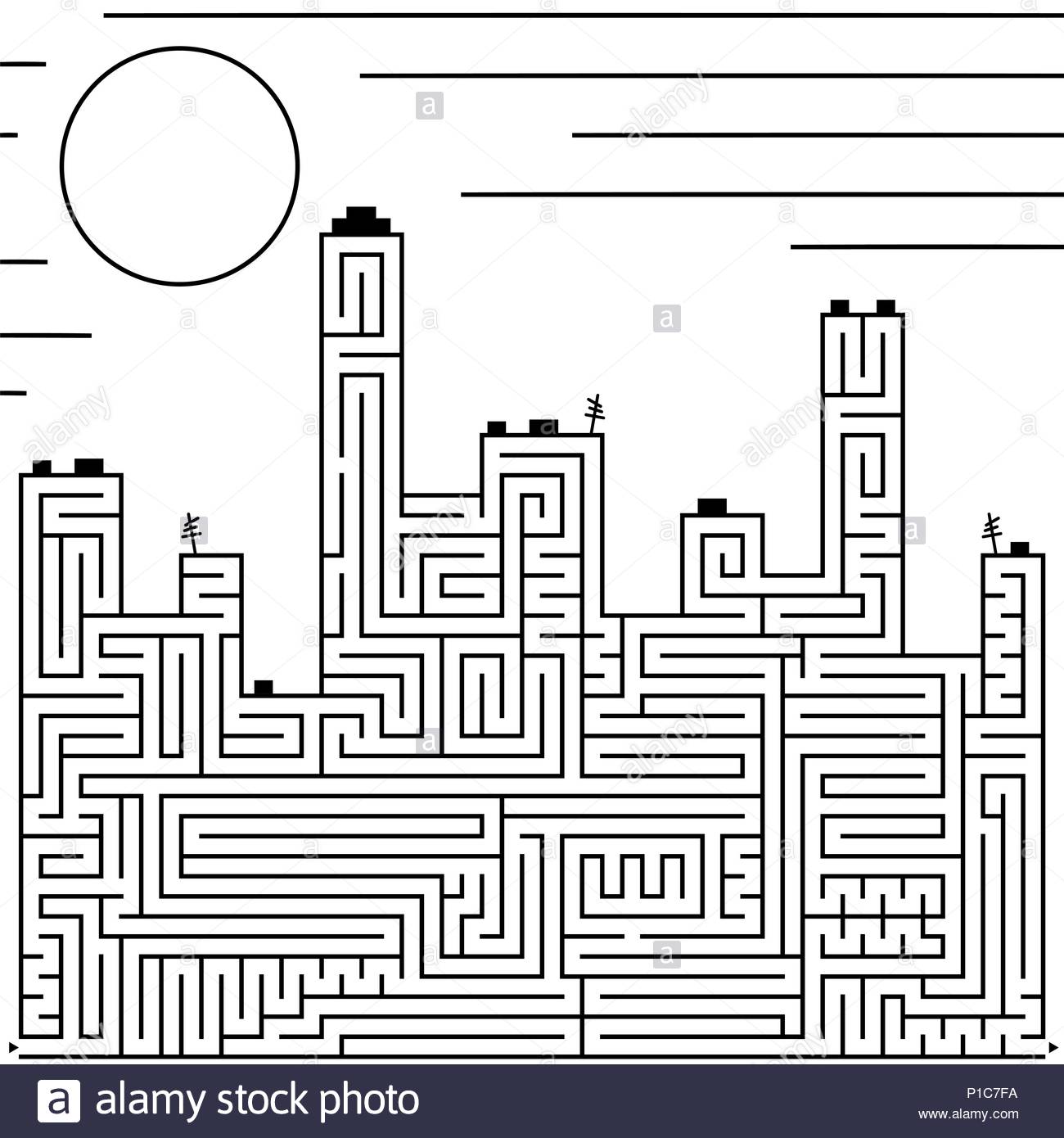 Black Maze Building Stock Photos & Black Maze Building Stock Images - Alamy