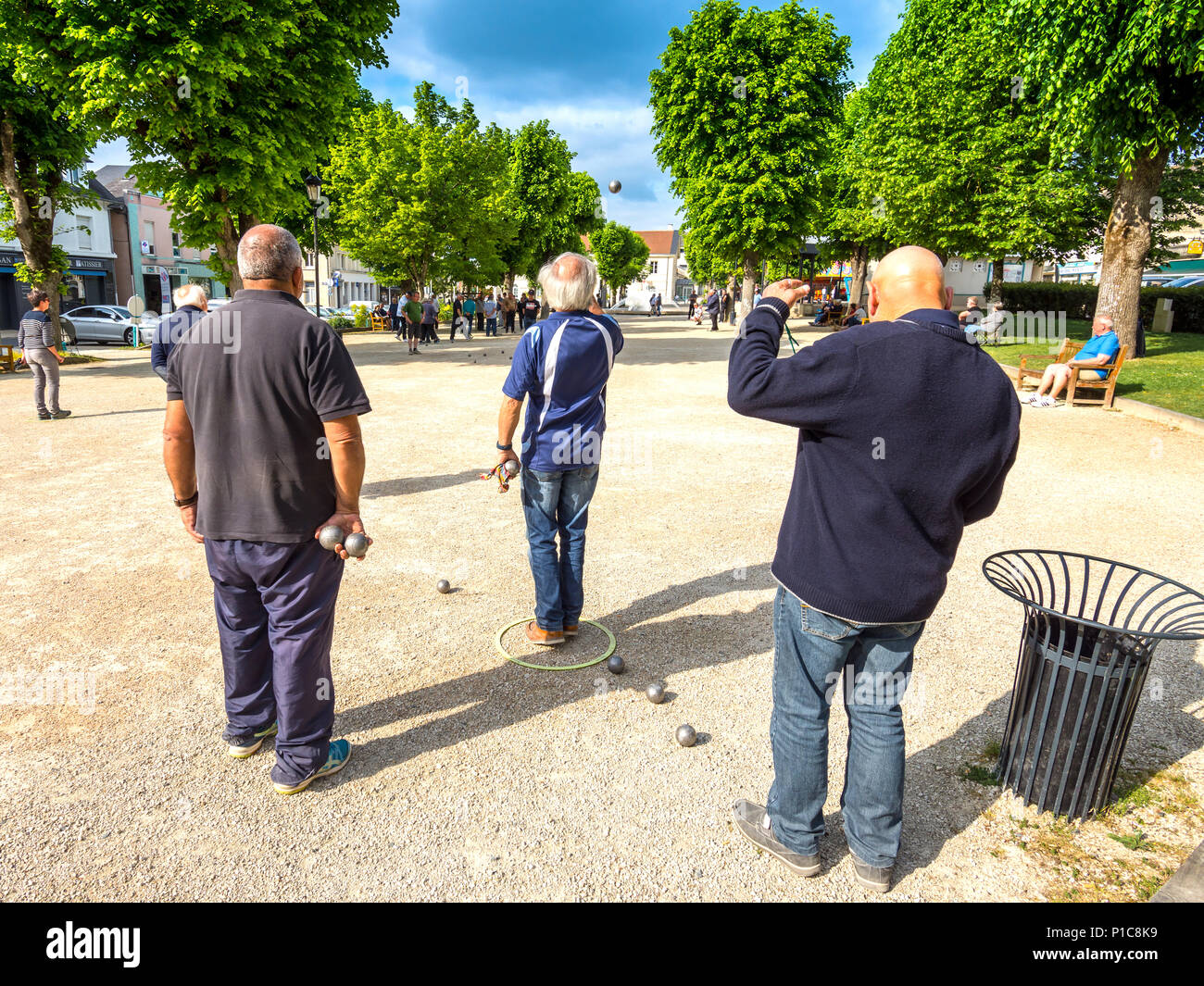 Petanque men hi-res stock photography and images - Alamy