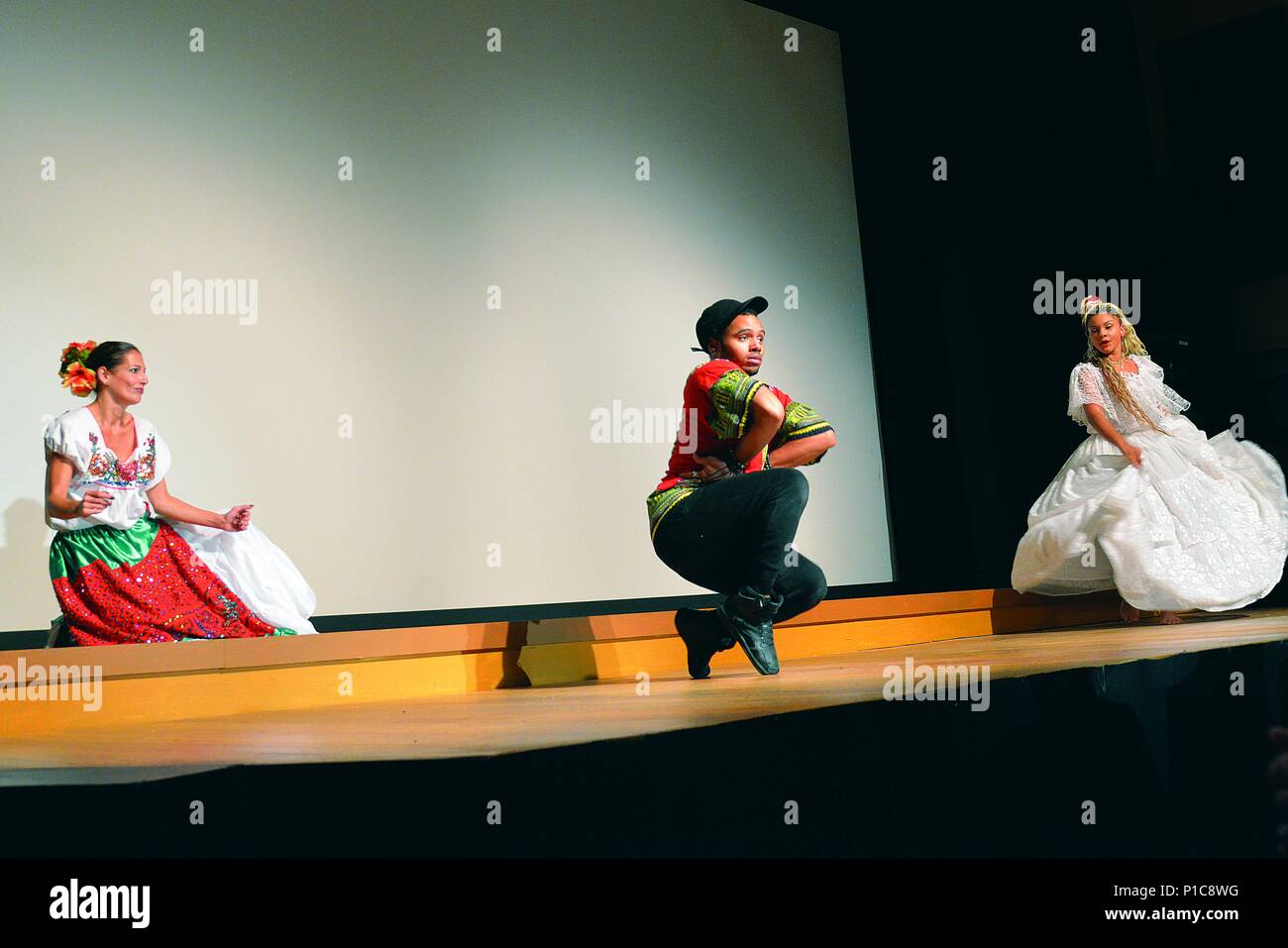 The Latin Ballet dancers perform to Latino music for the audience Oct ...