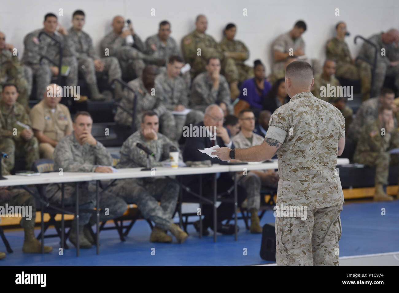 U.S. Marine Master Sgt. Justin Mercer, Joint Task Force-National ...