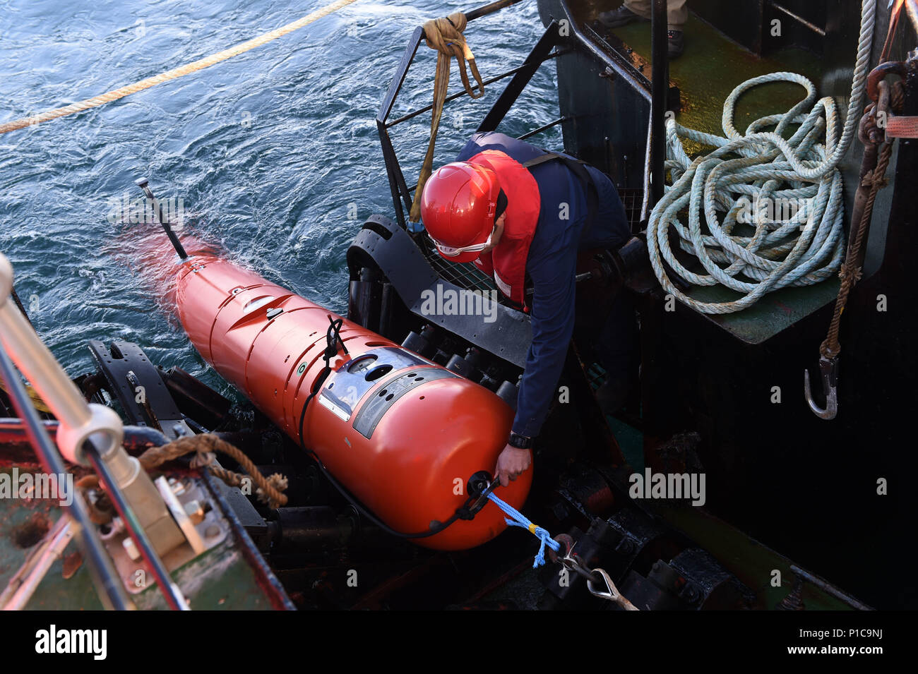 Ross Nicolson, a crew member aboard the British-flagged torpedo ...