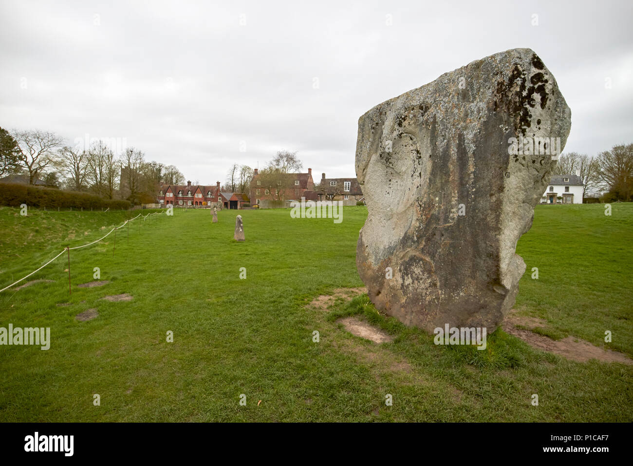 large sarsen stone part of the outer ring stone circle avebury stone ...