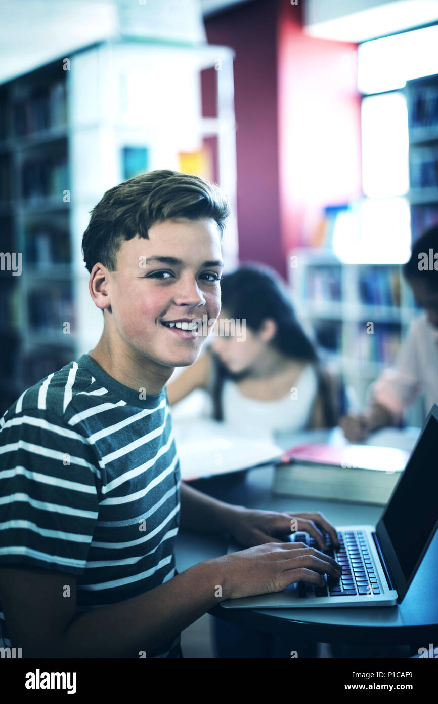 Secondary school student laptop hi-res stock photography and images - Alamy