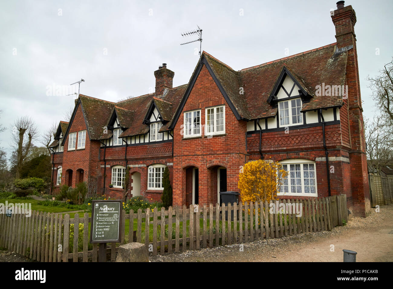 avebury high street terrace of cottages for teh meux estate brick ...