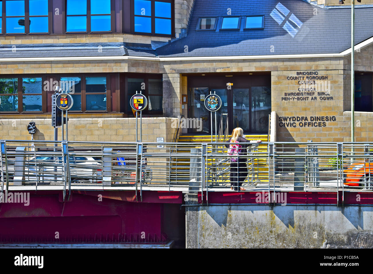 Bridgend civic hi-res stock photography and images - Alamy