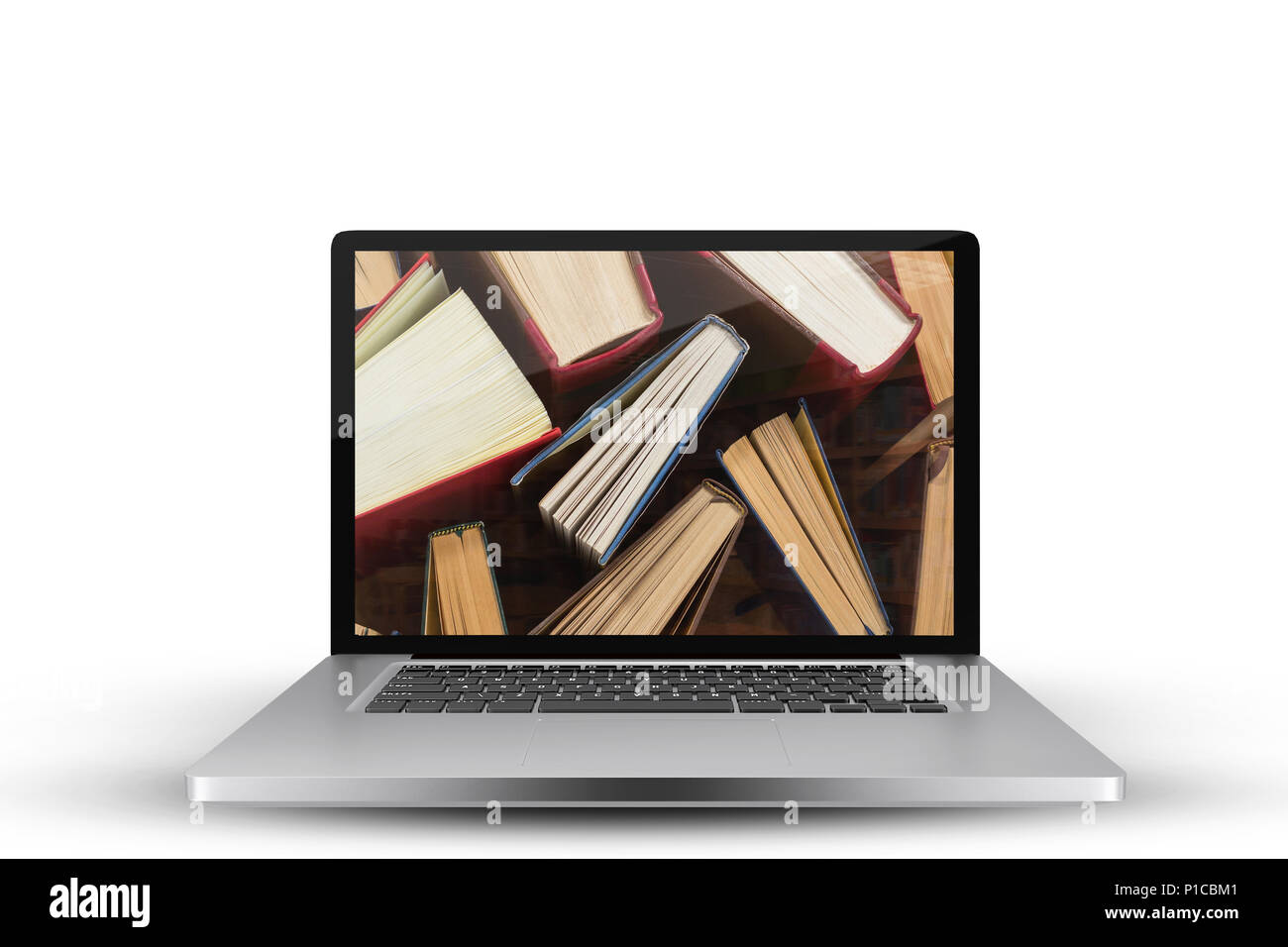 Composite image of laptop with with screen Stock Photo - Alamy