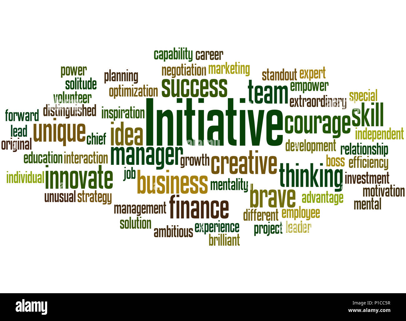 Initiative, word cloud concept on white background Stock Photo - Alamy